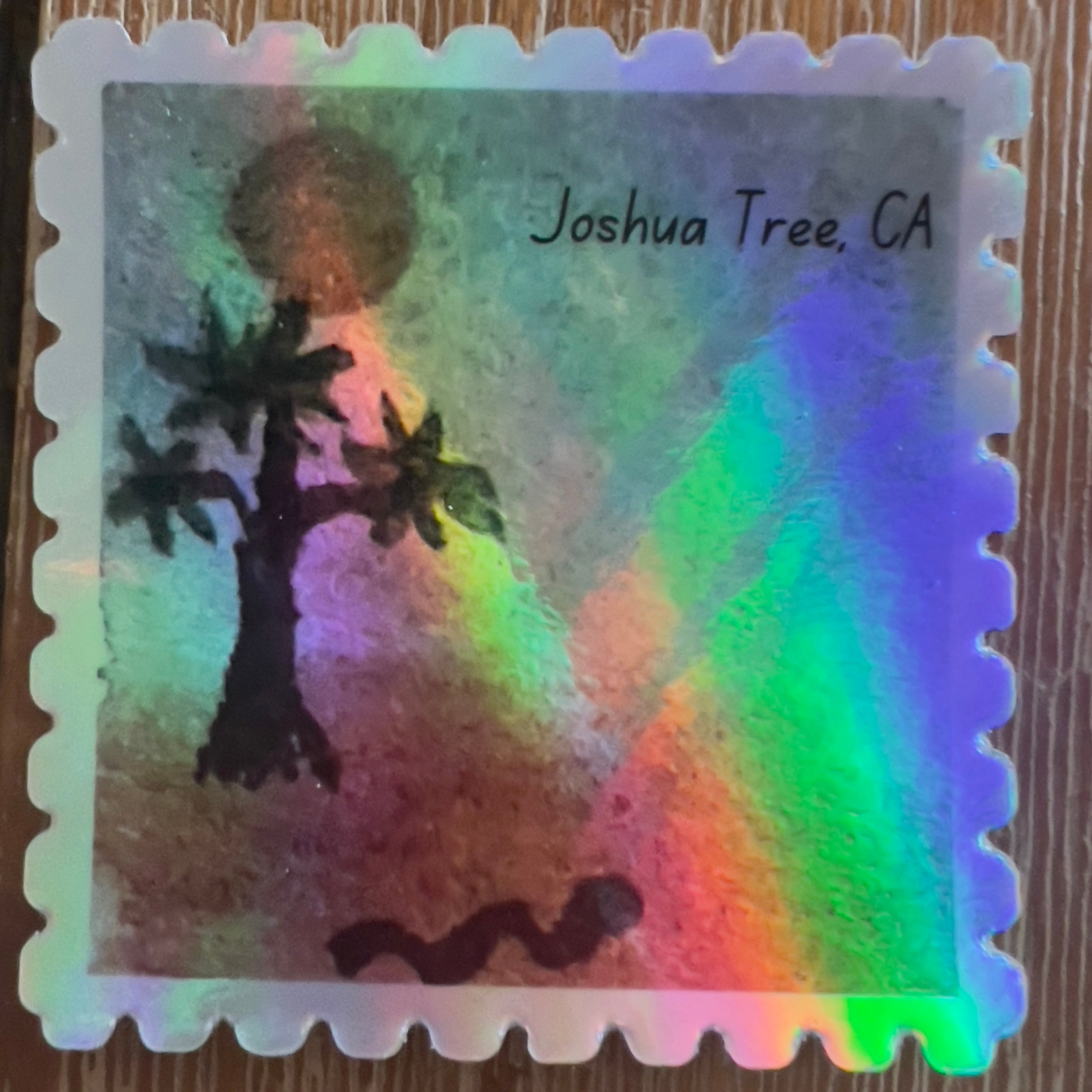 ITSY BiTsY Joshua Tree Postage Stamp – Hi Desert Daydream